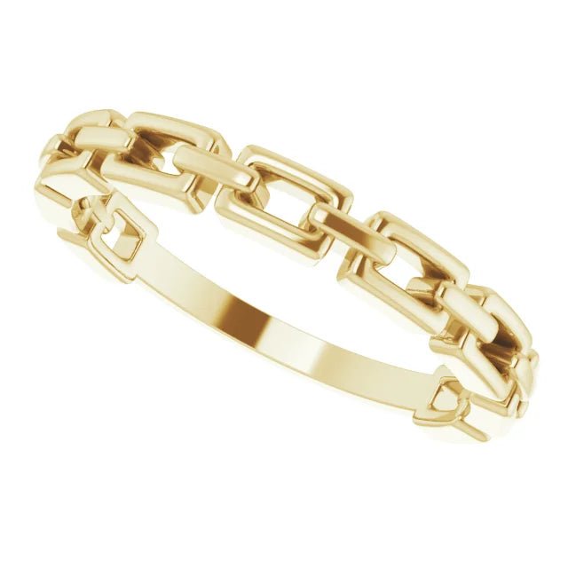 Chain Link Ring - Acadian Estates & Custom Ring $355.00 Jewelry Type_Ring